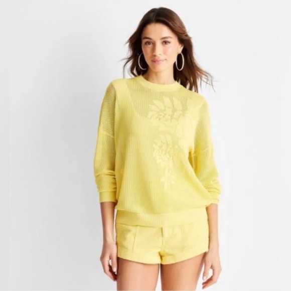 Future Collective | Tops | Future Collective Jenny K Lopez Crochet Knit ...